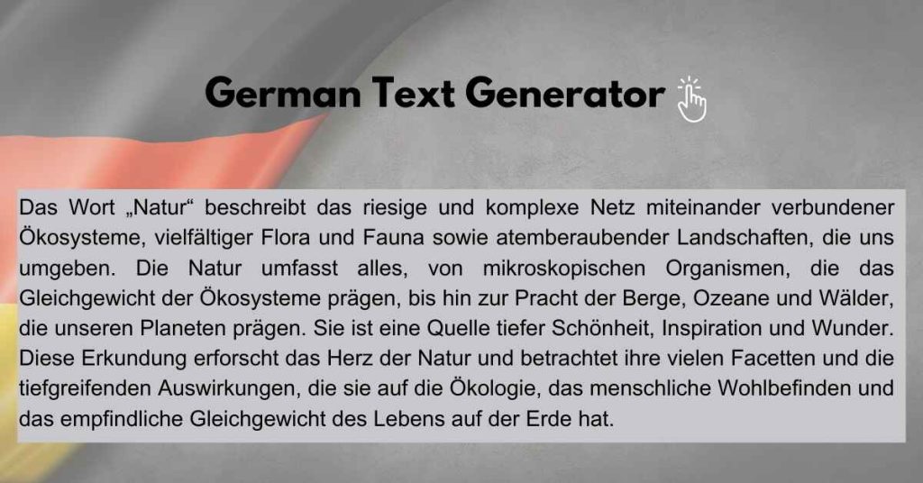 German Text Generator - Lipsum Hub