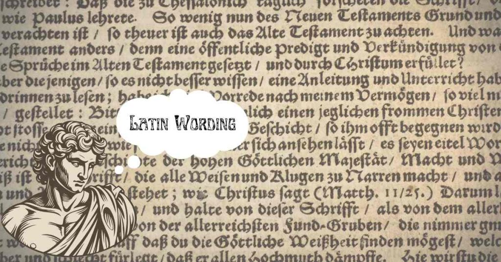 Latin Wording - Lipsum Hub