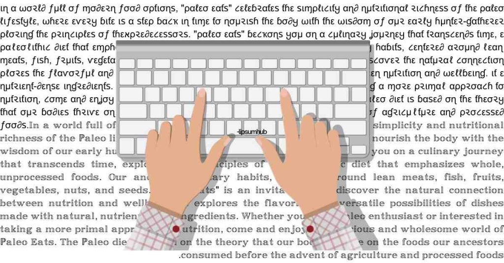Text Generator from Words - Lipsum Hub