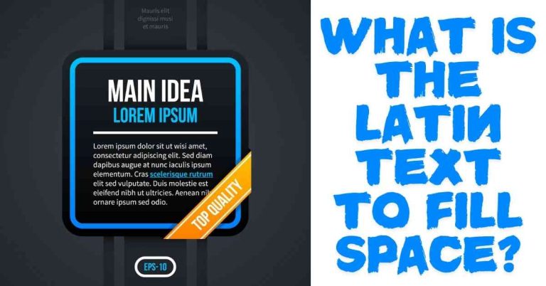 What Is the Latin Text to Fill Space? - Lipsum Hub