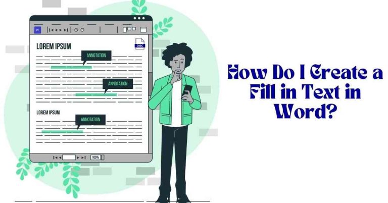 How Do I Create a Fill in Text in Word? - Lipsum Hub