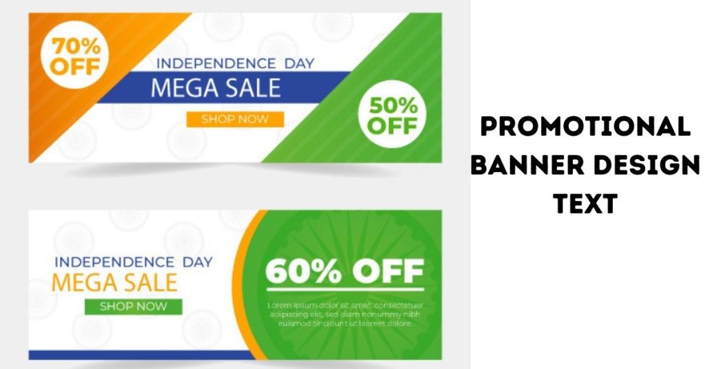 Promotional Banner Design Text - Lipsum Hub