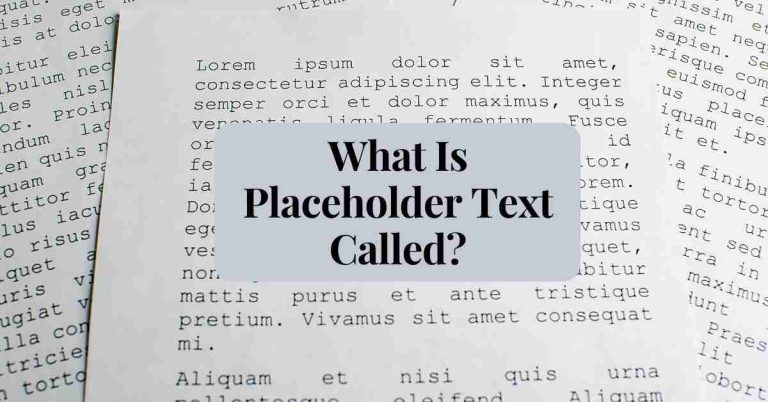 What Is Placeholder Text Called? - Lipsum Hub