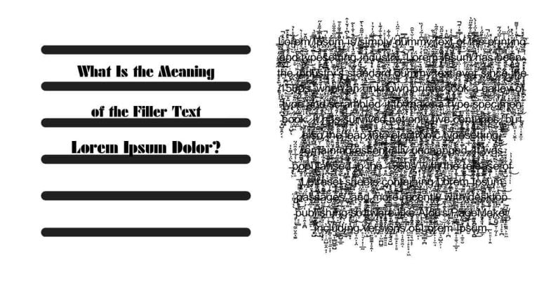 What is the Meaning of the Filler Text Lorem Ipsum Dolor? - Lipsum Hub